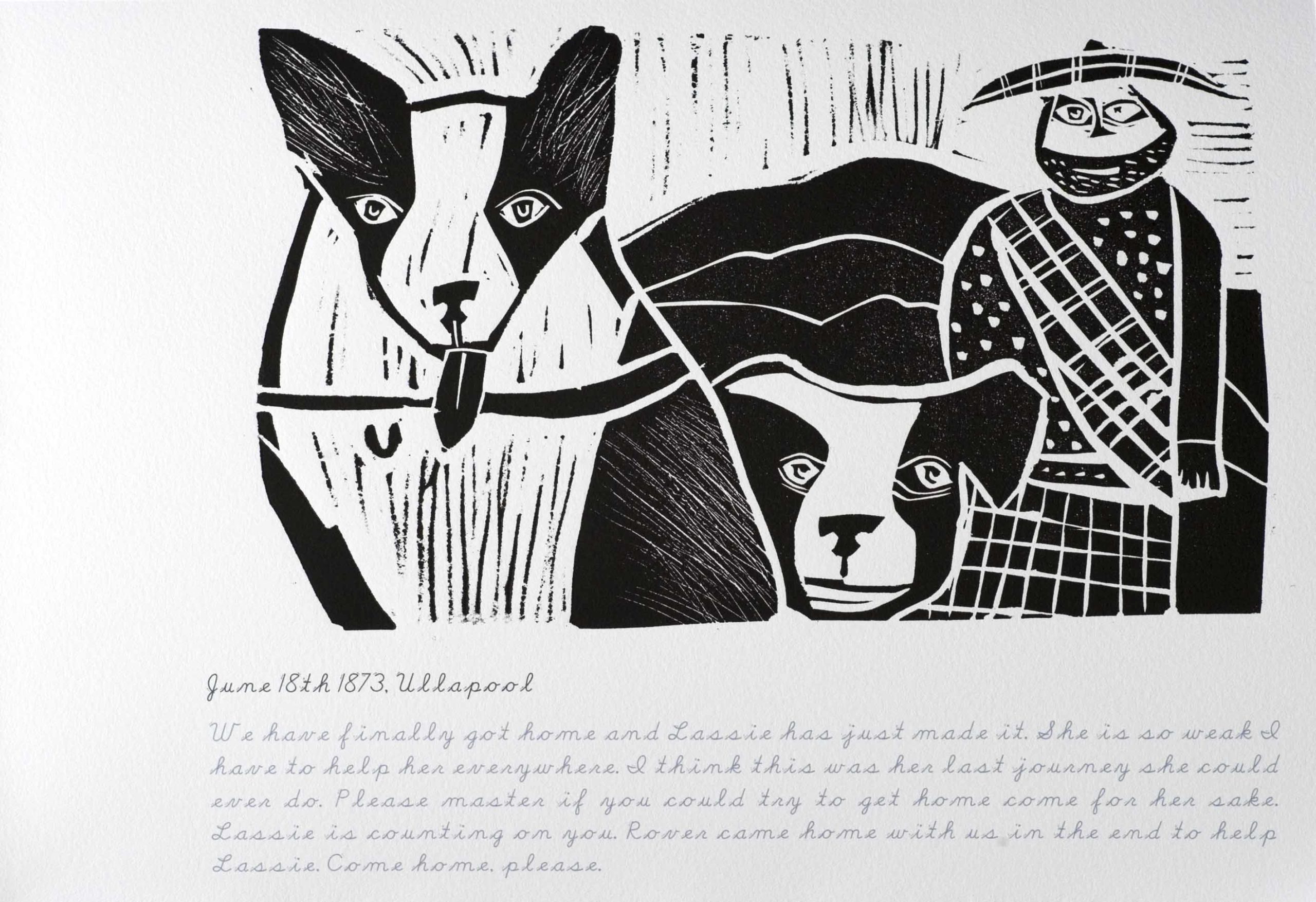 Drovers' Dogs - Highland Print Studio